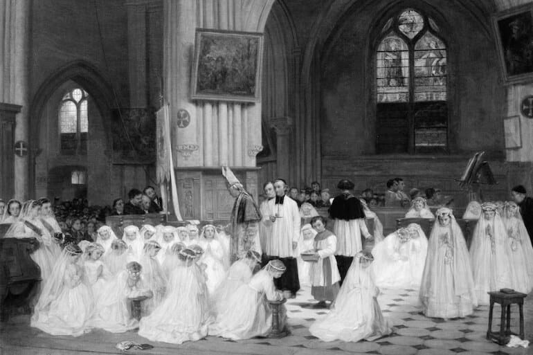 LAS PRIMERAS COMUNIONES EN EL ARTE -I- LA COMUNIÓN DE MARÍA